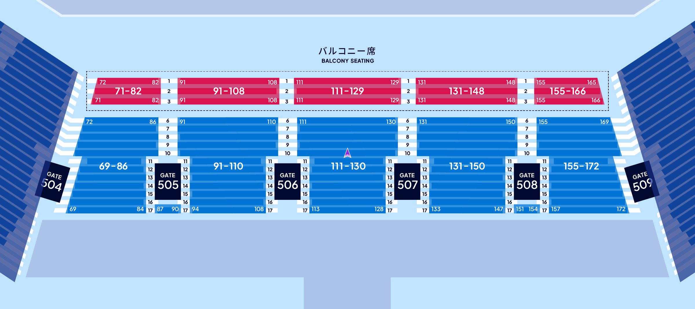 シートマップ | Kアリーナ横浜